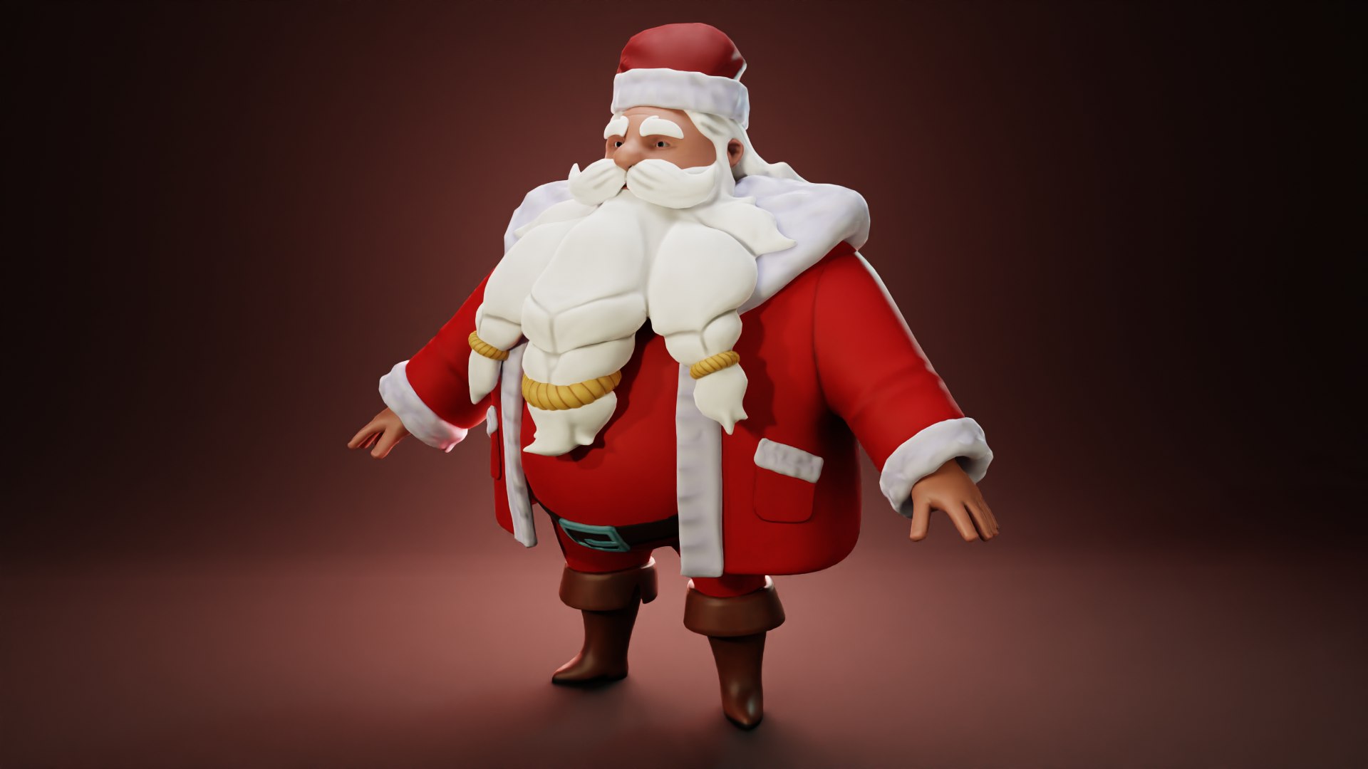 3D Santa Claus model - TurboSquid 2159562