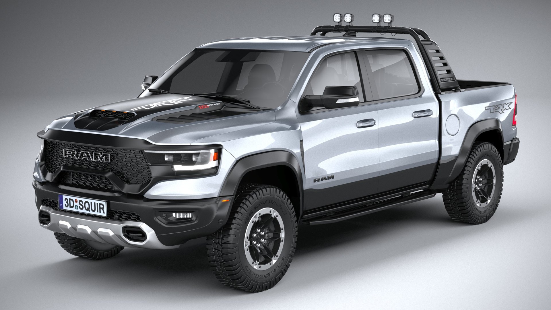 3D ram 1500 trx model - TurboSquid 1648794