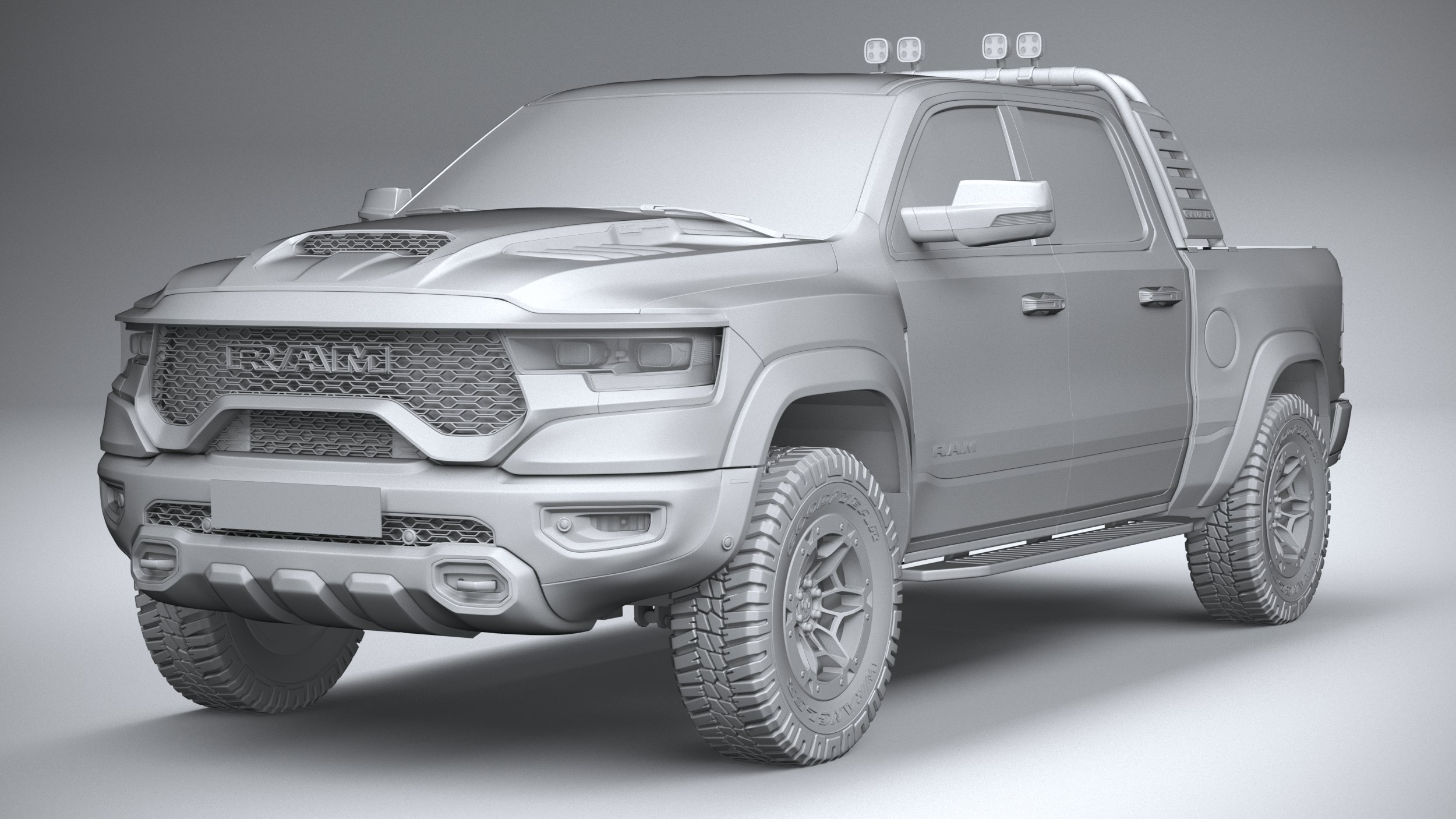 modelo 3d Ram 1500 TRX 2021 - TurboSquid 1648794