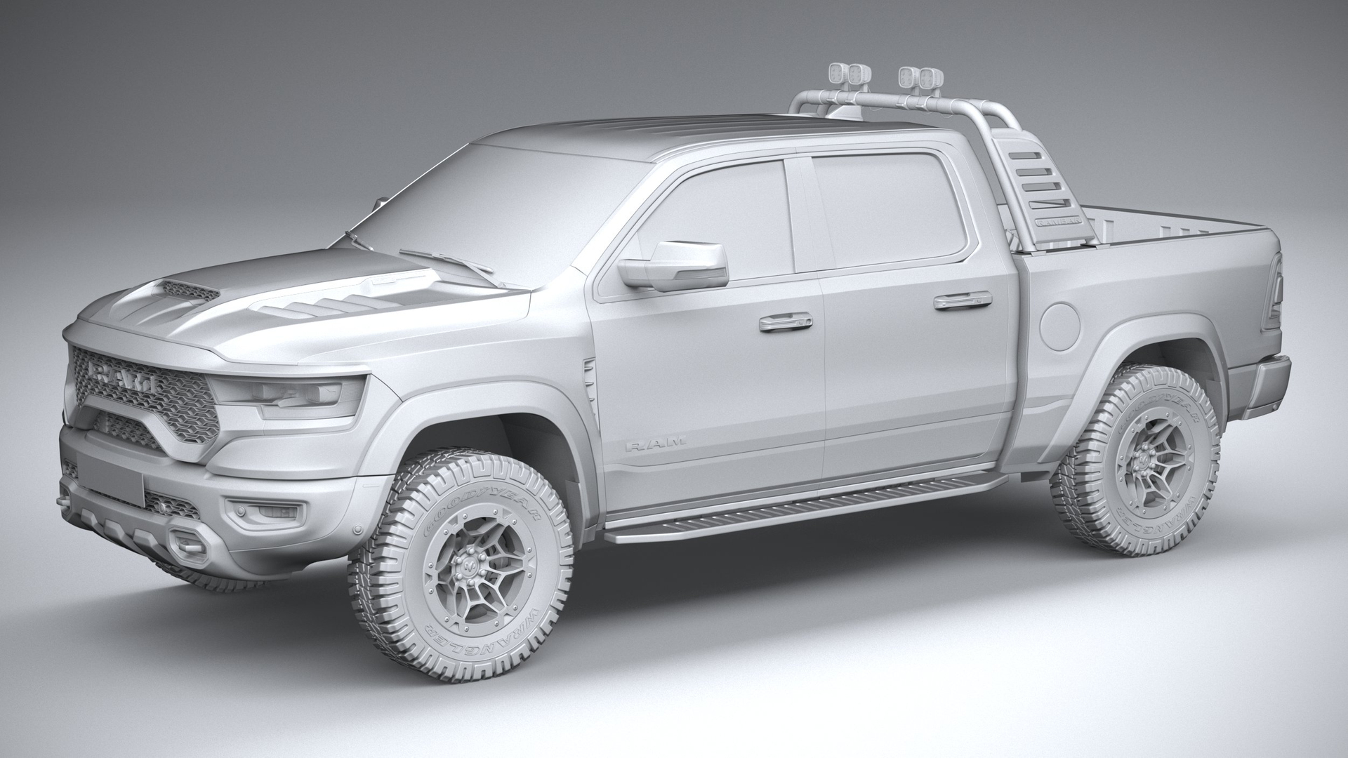 3D ram 1500 trx model - TurboSquid 1648794