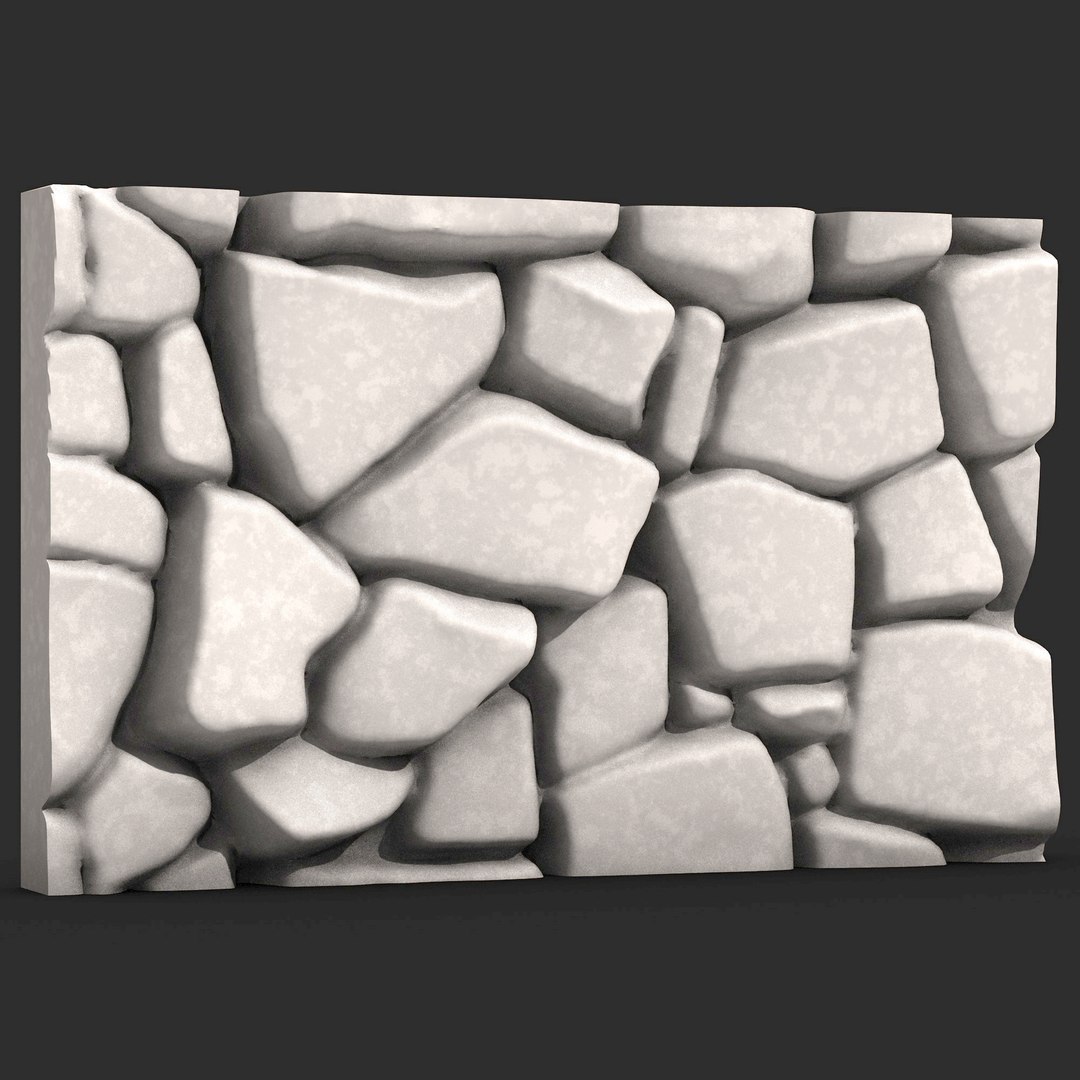 3D Model Stone Wall 043 - TurboSquid 2301817