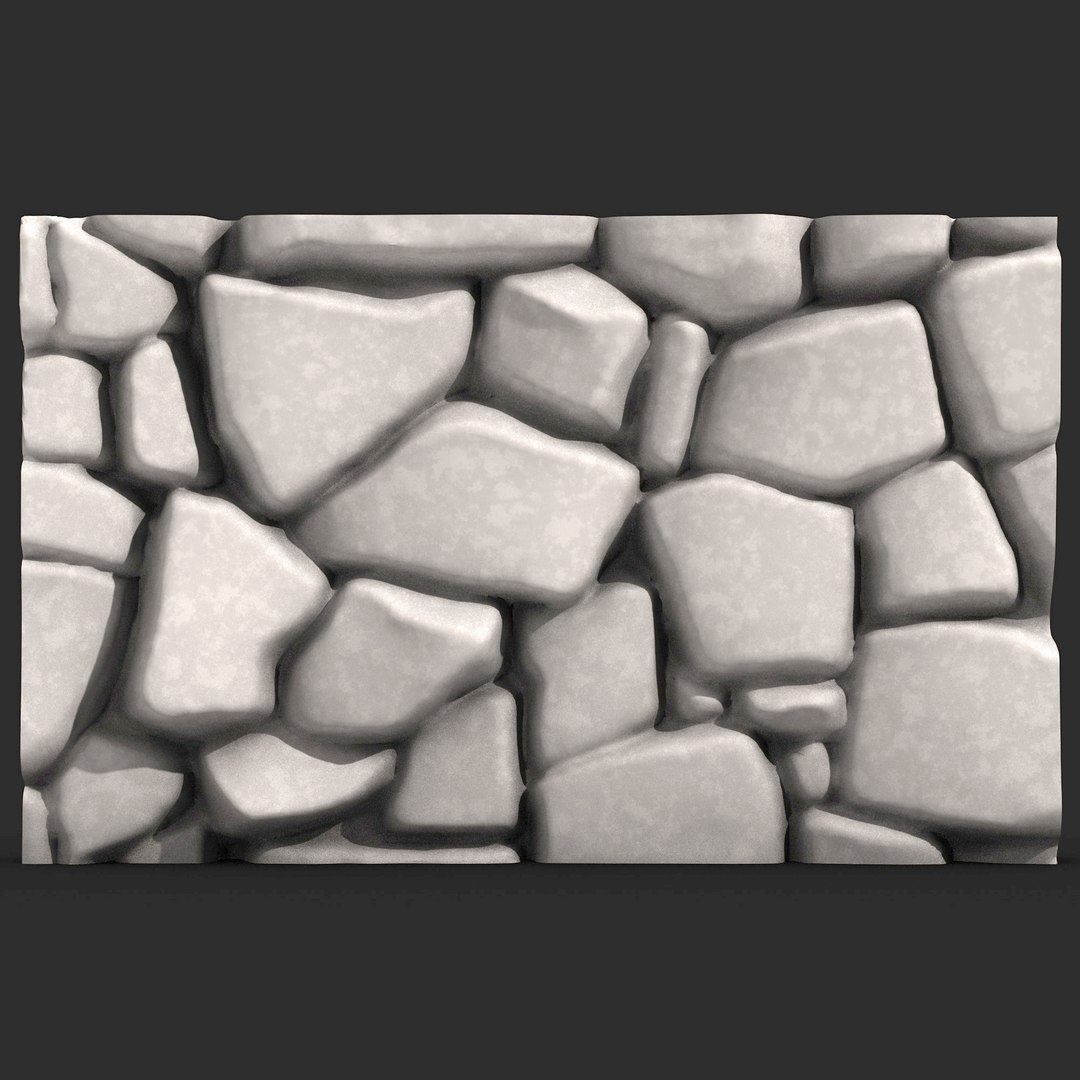 3D Model Stone Wall 043 - TurboSquid 2301817