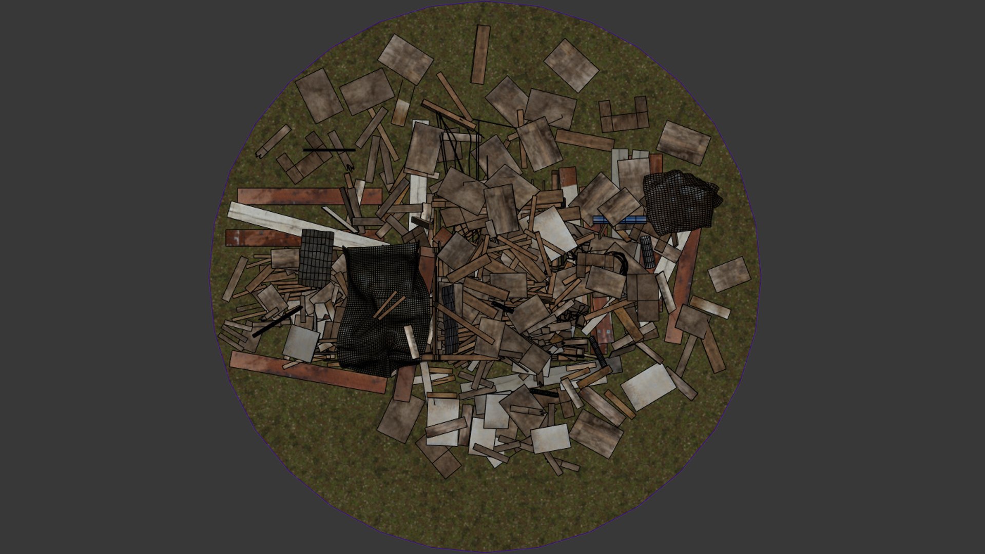 3D Demolished Building Debris - TurboSquid 1181707