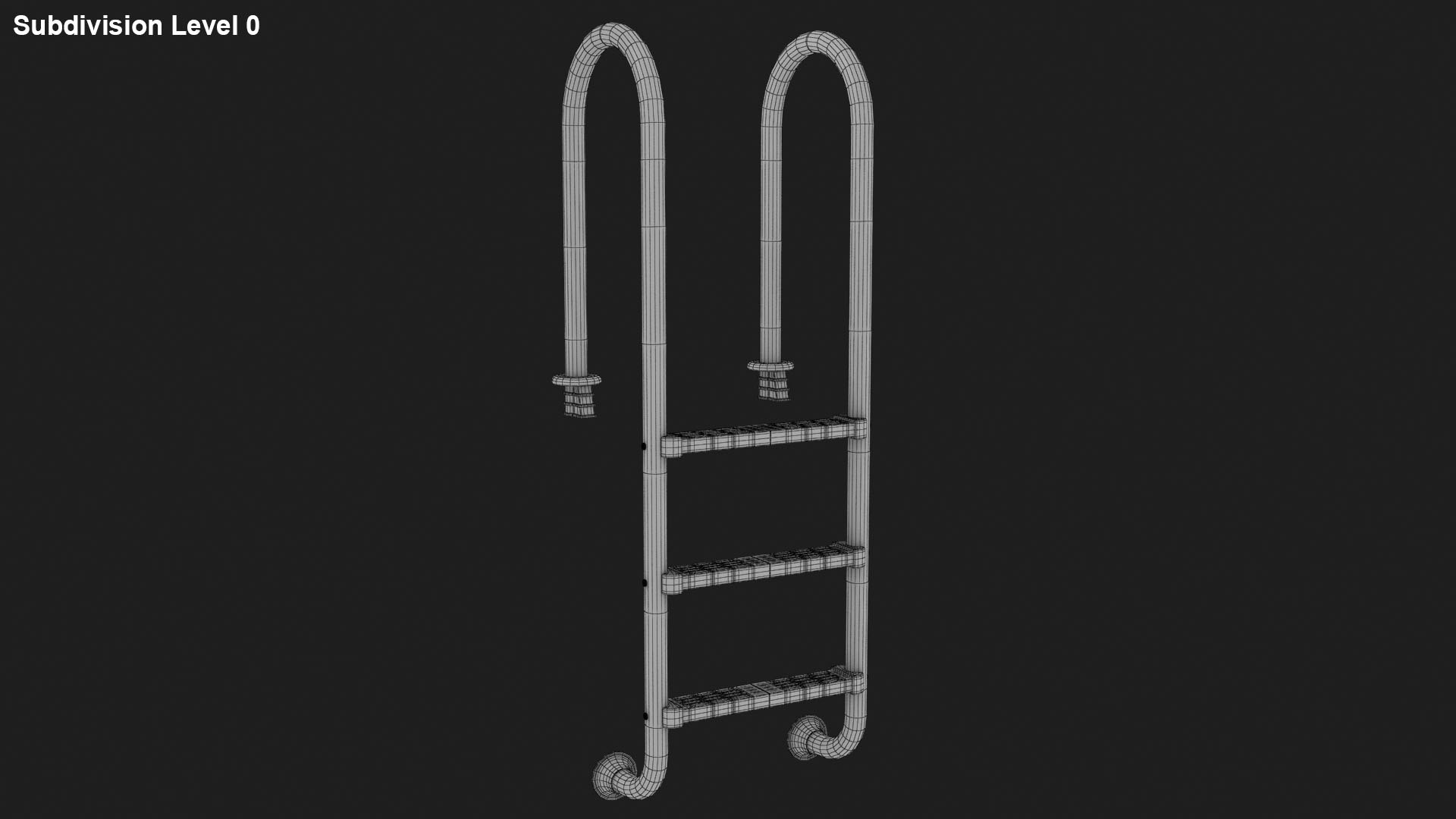 Pool Ladder 03 3D model - TurboSquid 2105399