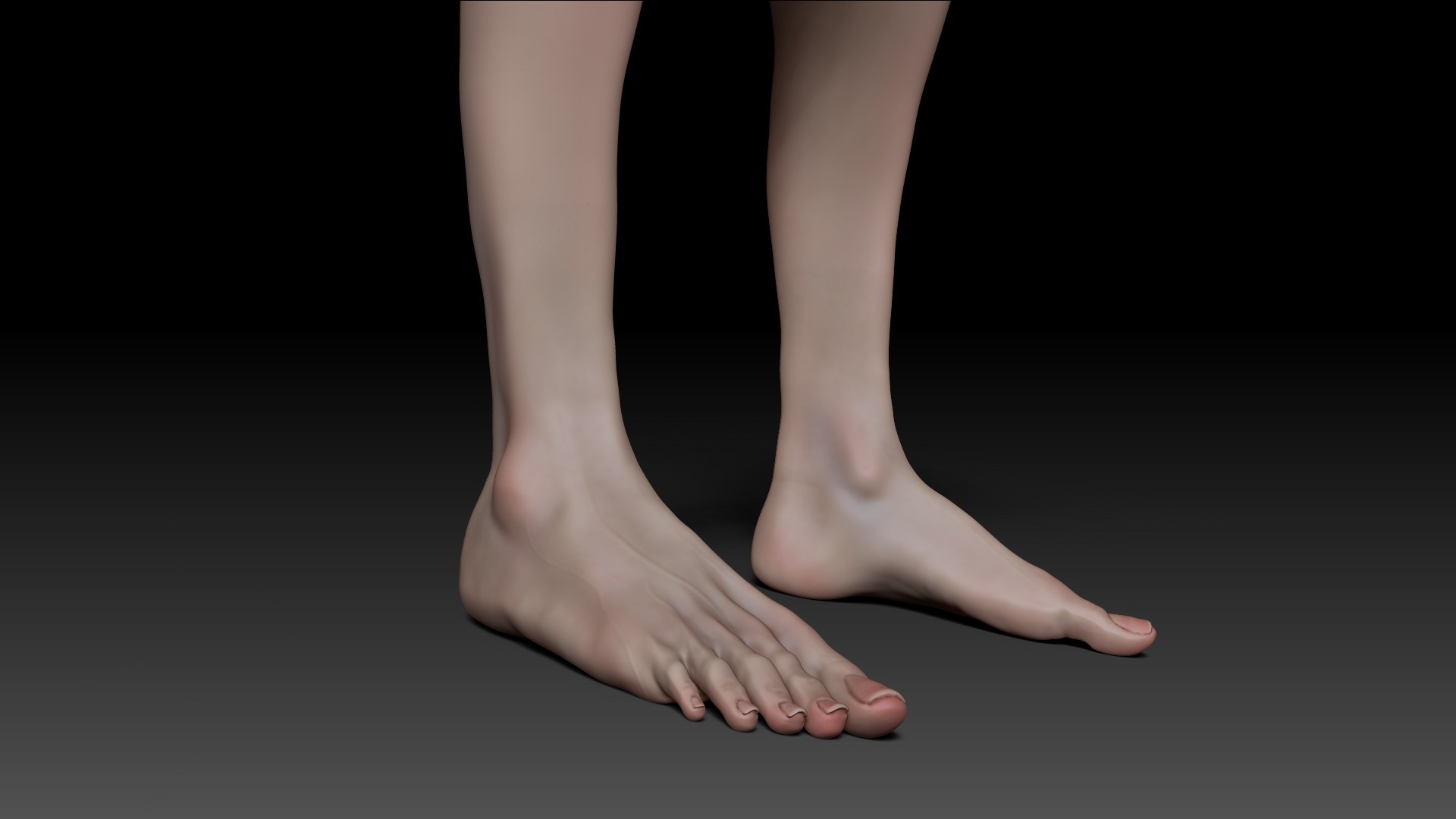 3D Female Leg Sulpt Project - TurboSquid 2052480