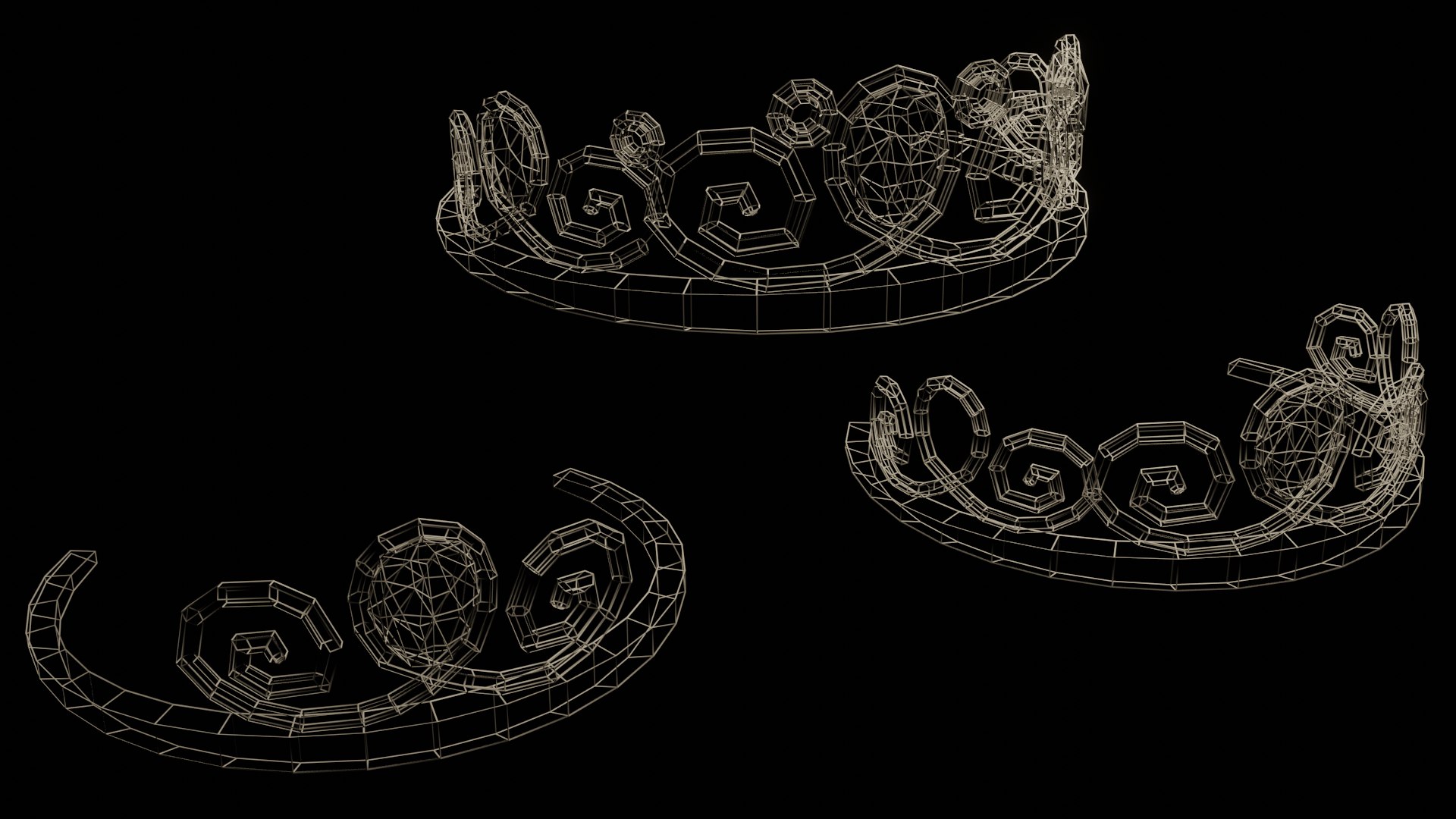 3D Princess Crown Model - TurboSquid 1449256