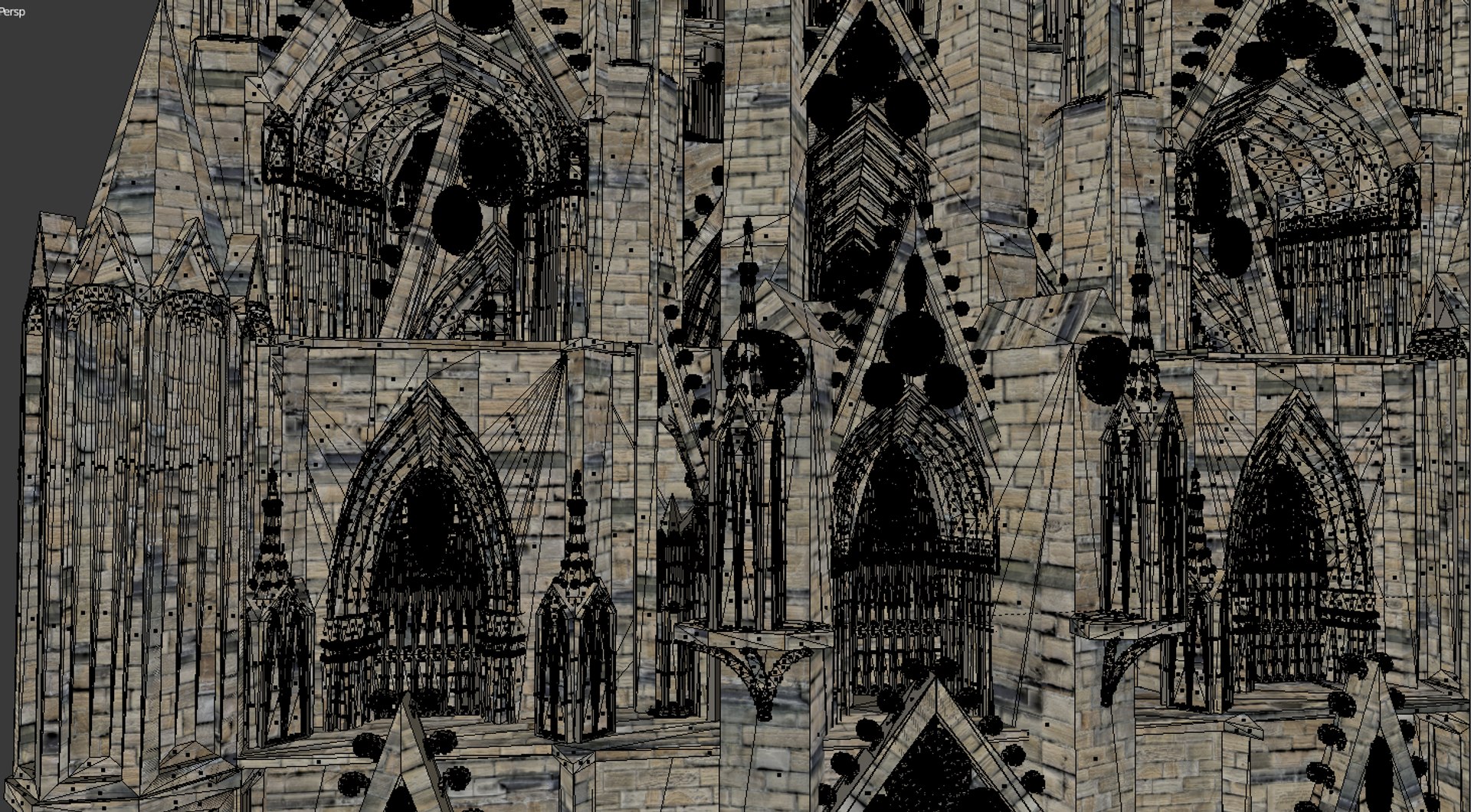 3D Victorian Neo-gothic Facade Gothic - TurboSquid 1154351