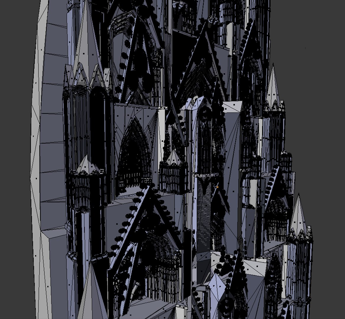 3D Victorian Neo-gothic Facade Gothic - TurboSquid 1154351