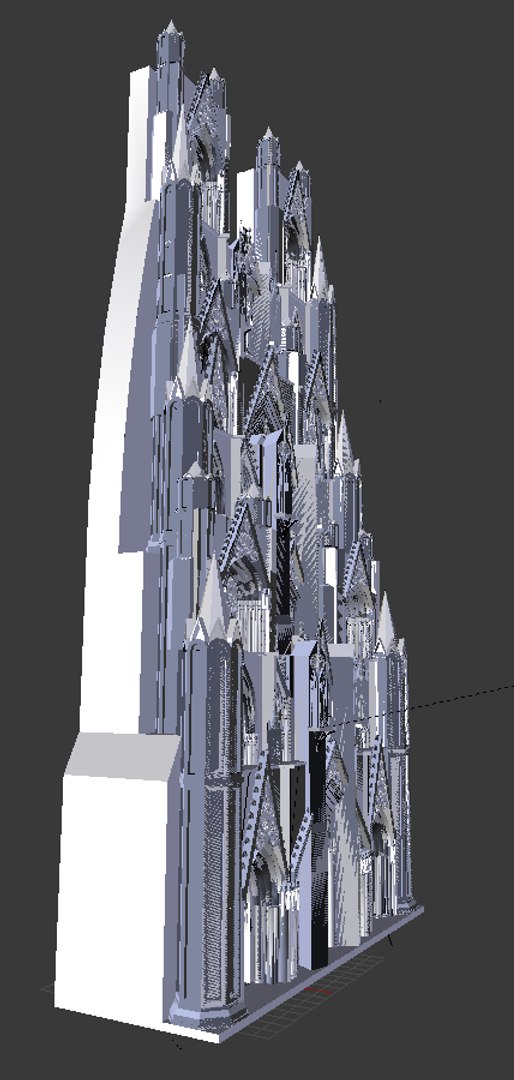 3D Victorian Neo-gothic Facade Gothic - TurboSquid 1154351