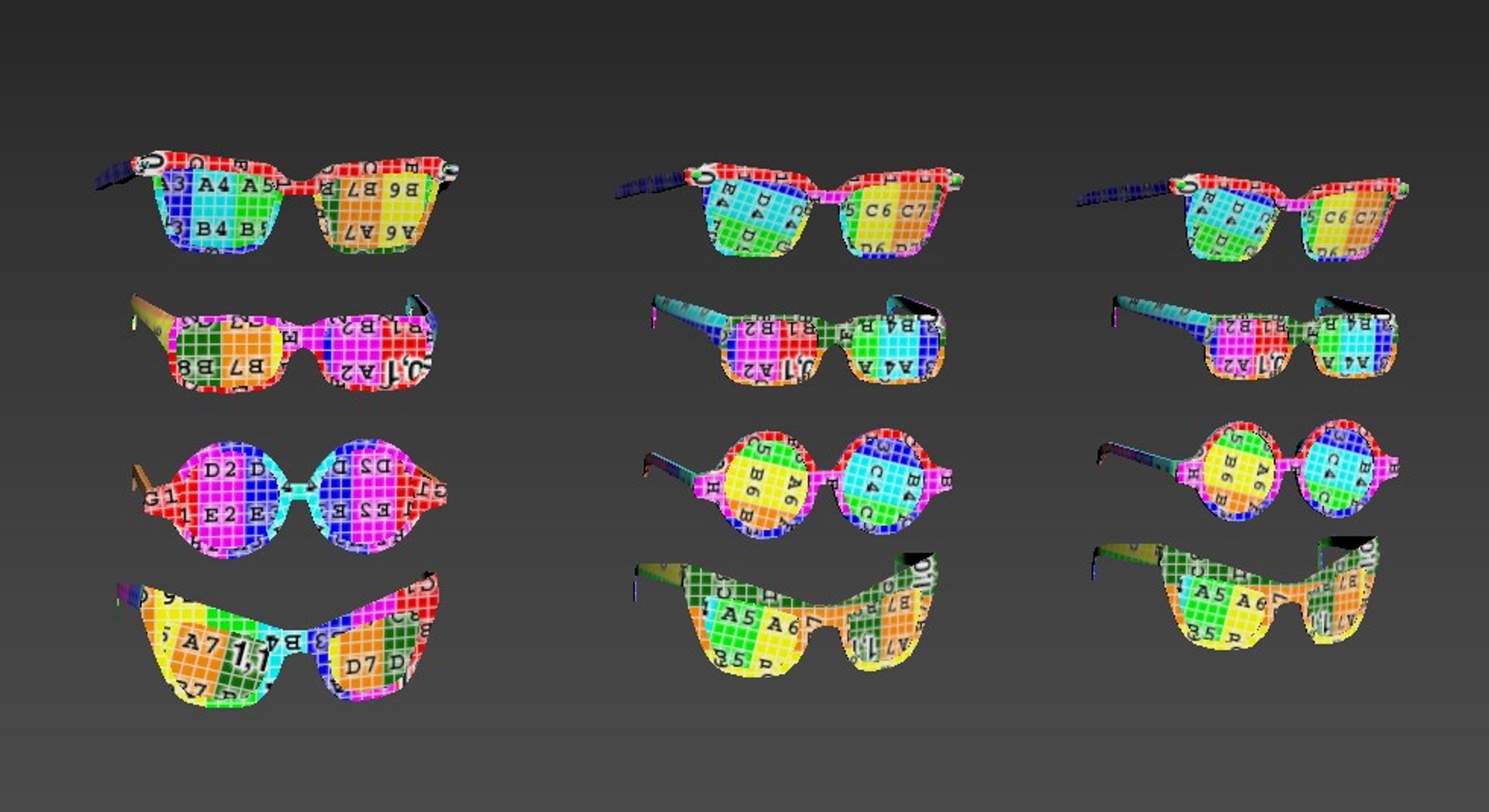 Eyeglasses glasses optic 3D model - TurboSquid 1548624