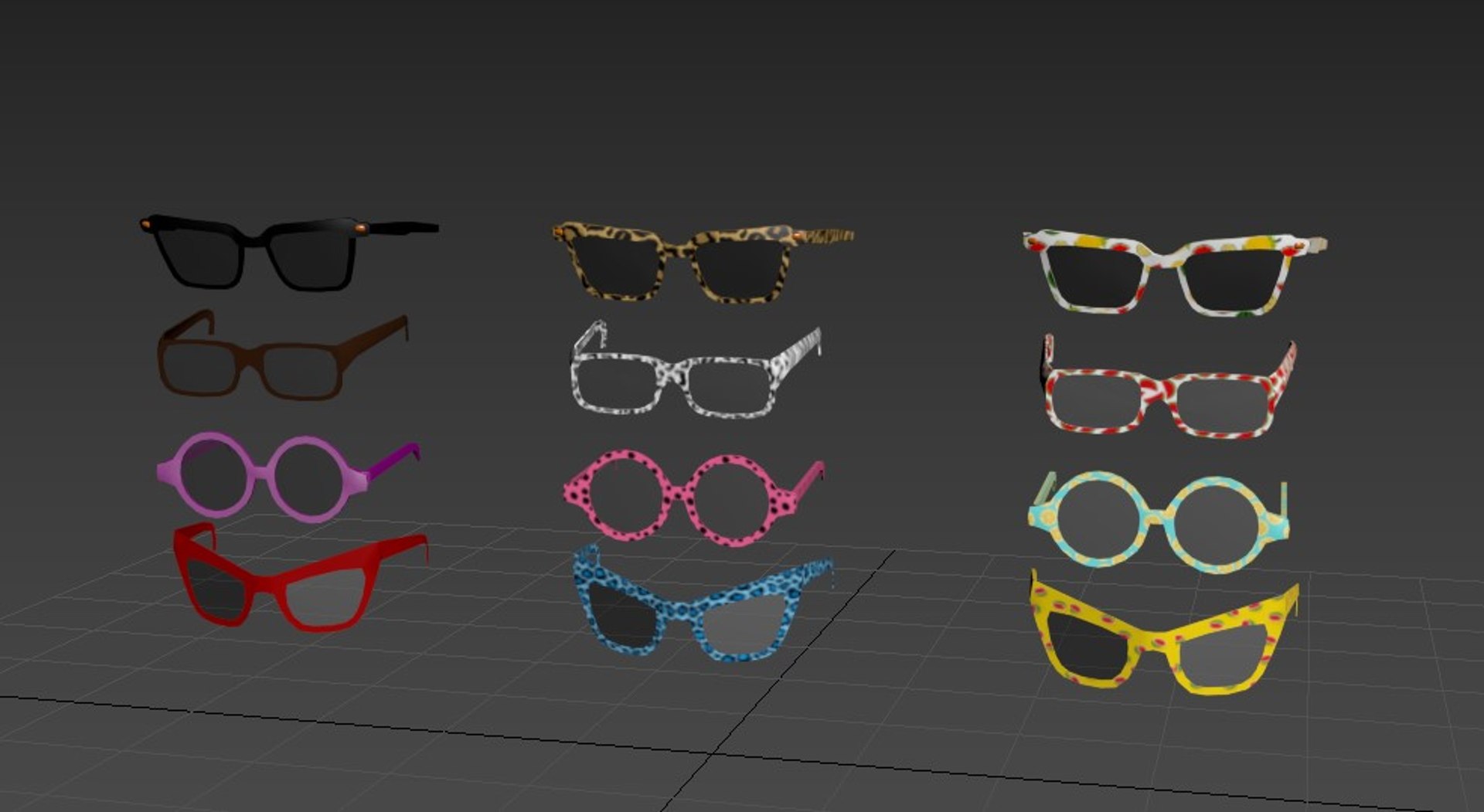 Eyeglasses glasses optic 3D model - TurboSquid 1548624