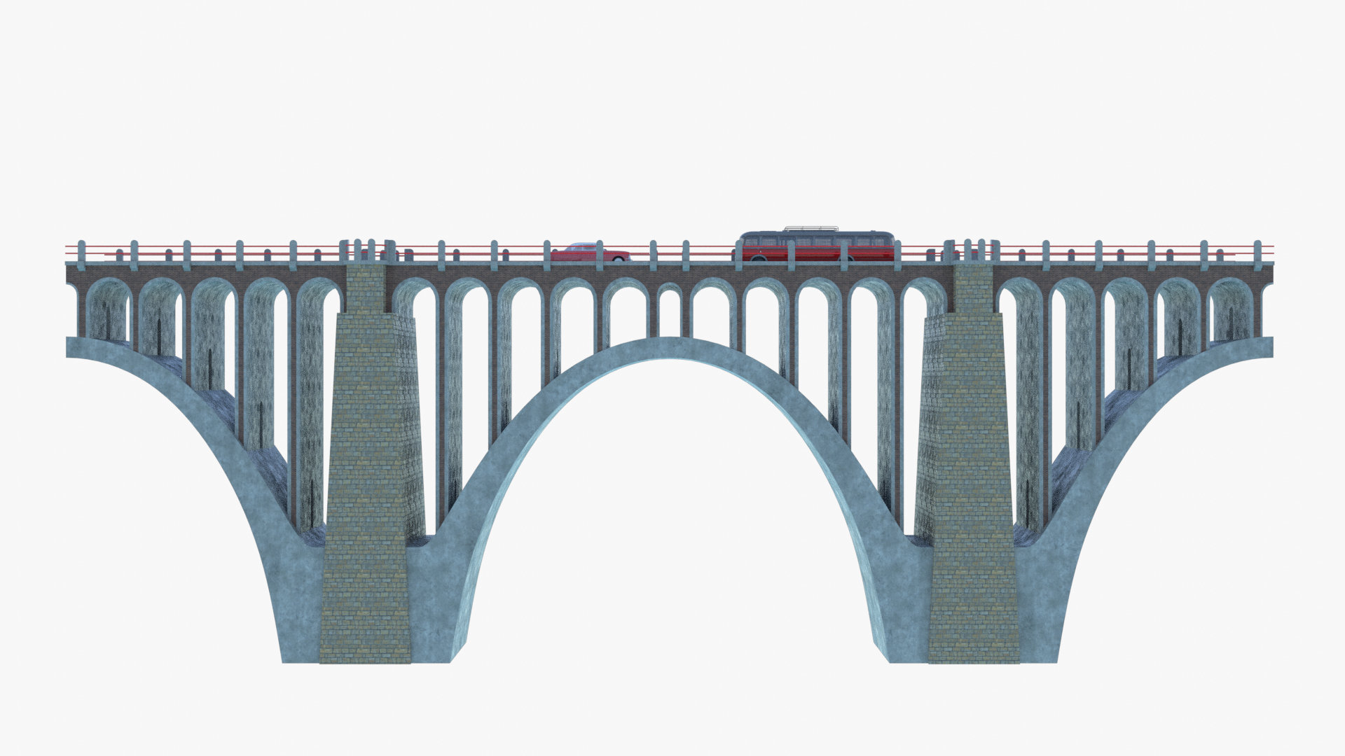 Viaduct Antique Car Vehicles 3D Model - TurboSquid 1622249