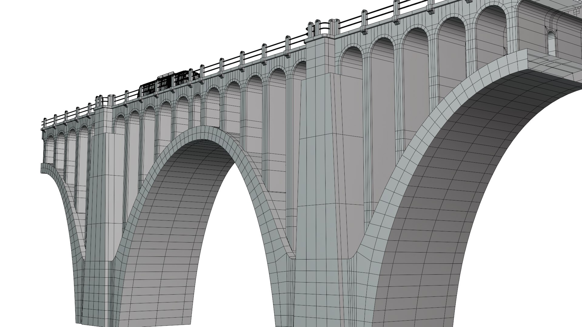 Viaduct Antique Car Vehicles 3D Model - TurboSquid 1622249