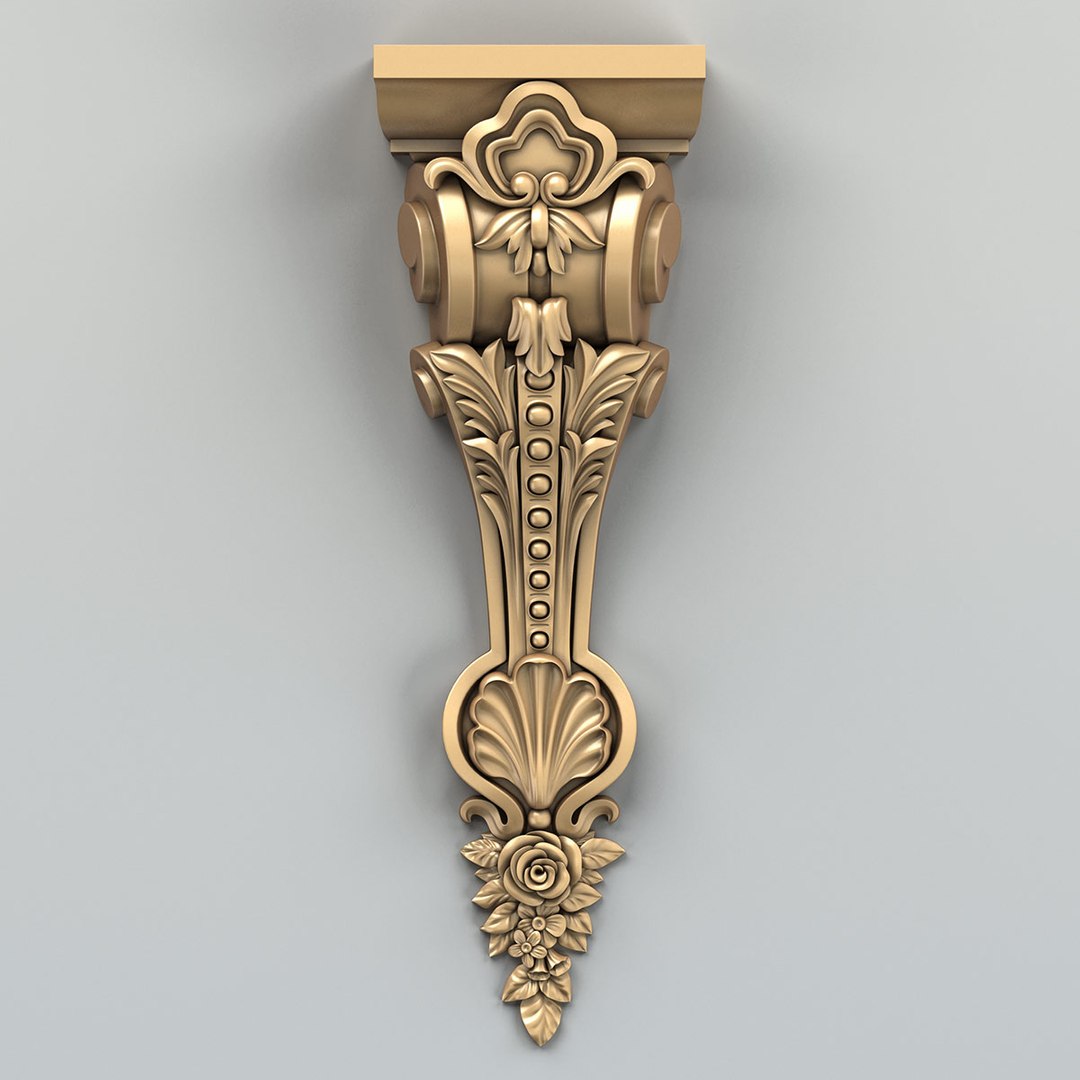 3D pilaster corbel - TurboSquid 1650943