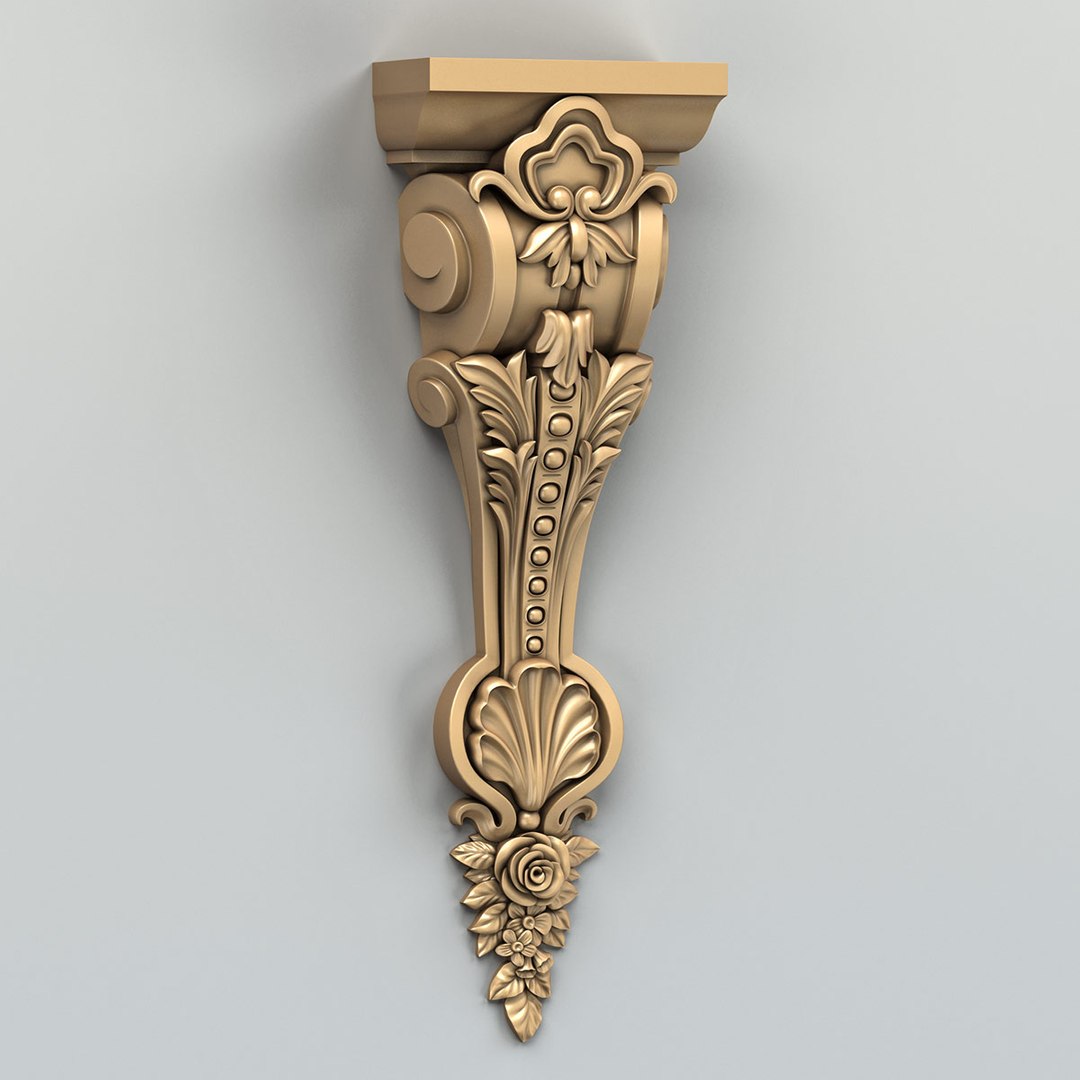 3D pilaster corbel - TurboSquid 1650943