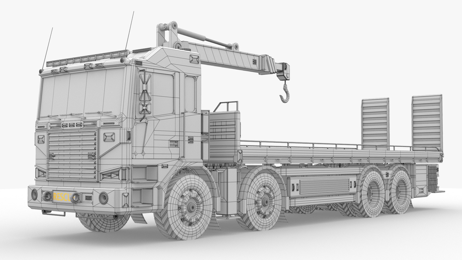3D Emergency Unit Loader Truck - TurboSquid 1832116
