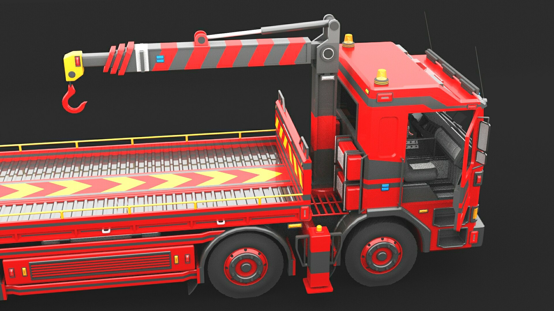 3D Emergency Unit Loader Truck - TurboSquid 1832116