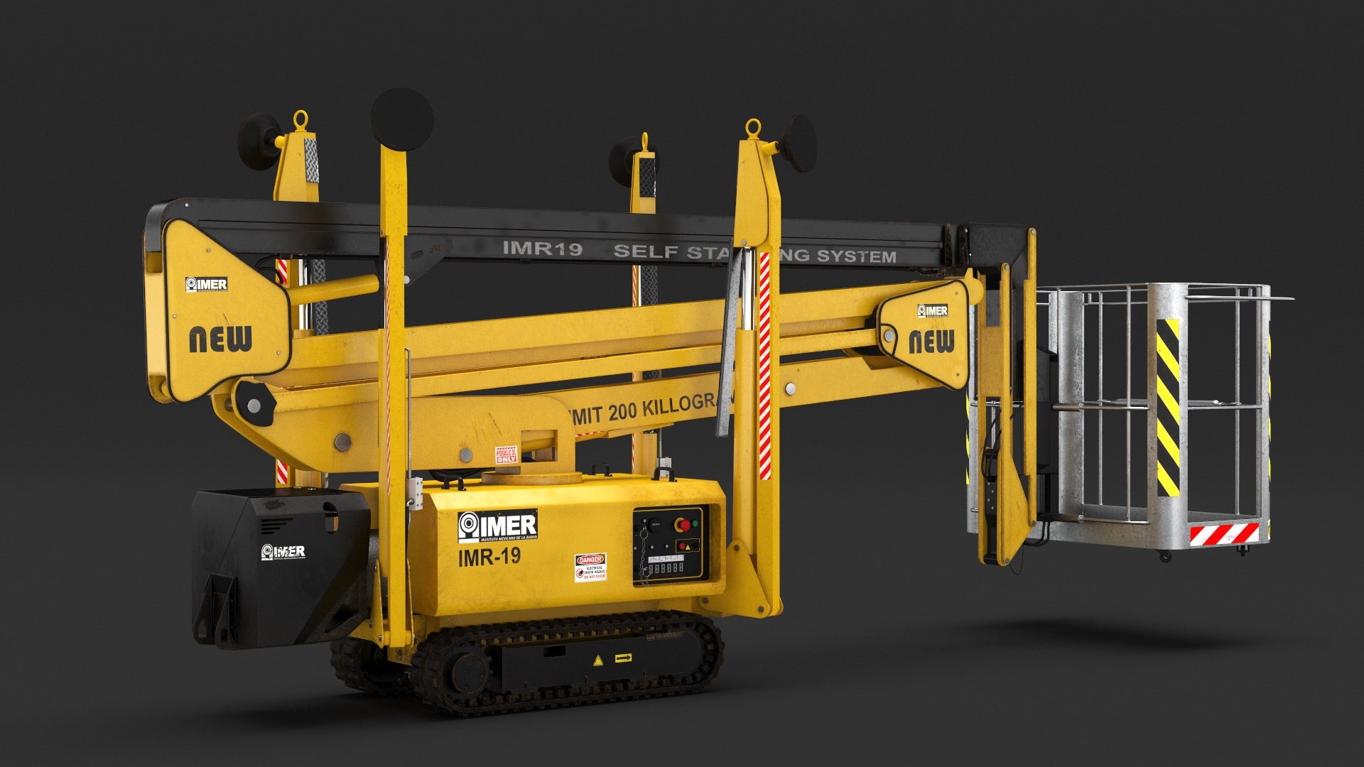 3D Industrial Articulated Boom Lift Rigged - TurboSquid 2292895