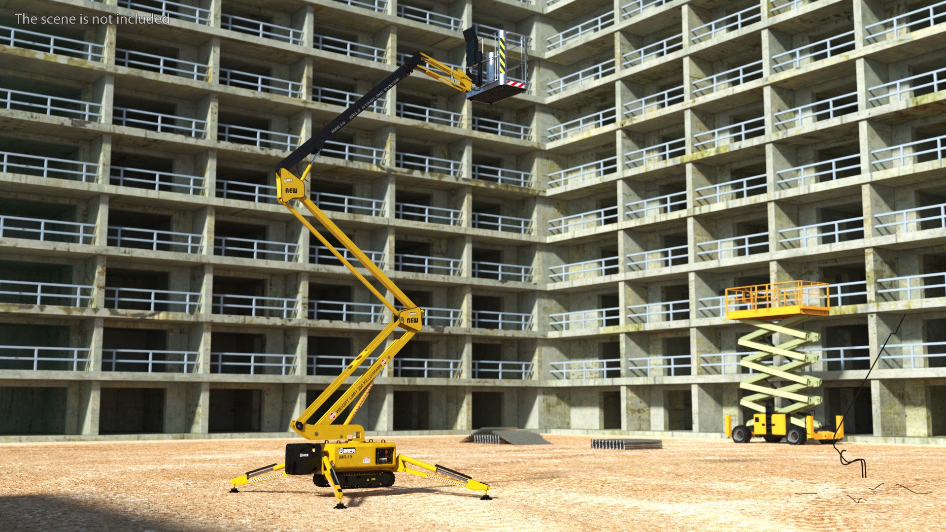 3D Industrial Articulated Boom Lift Rigged - TurboSquid 2292895