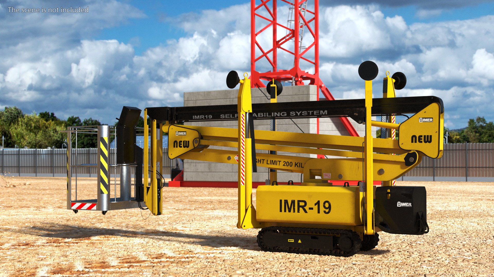 3D Industrial Articulated Boom Lift Rigged - TurboSquid 2292895