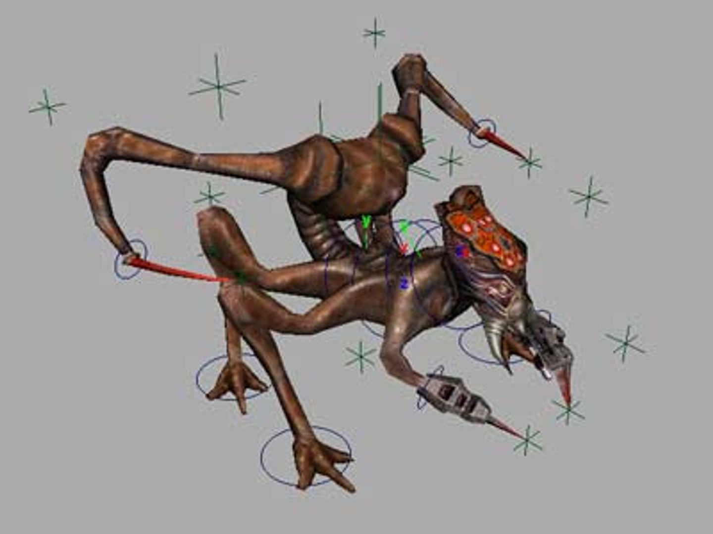 maya ready rigged horror