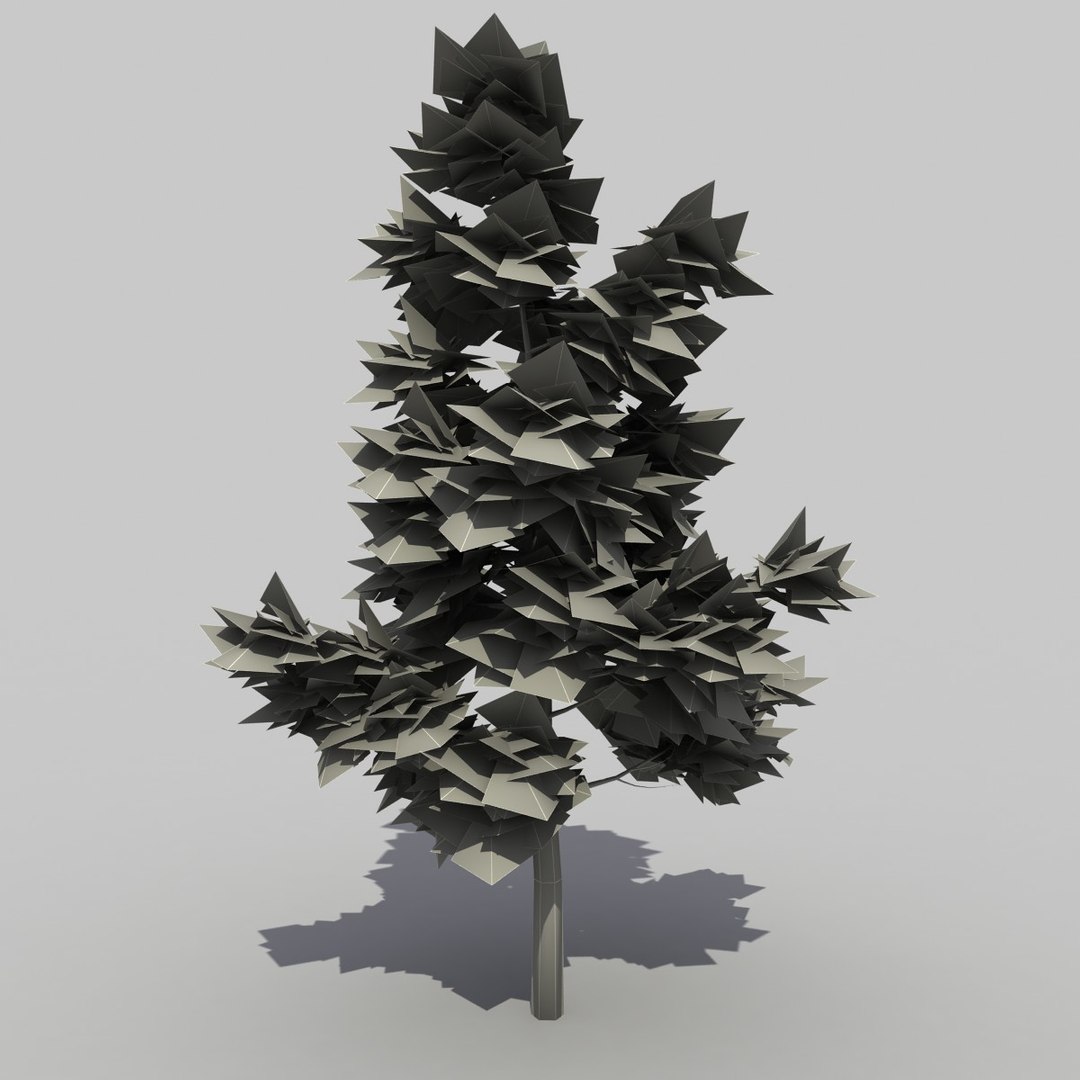 Modelled Trees 3d Max