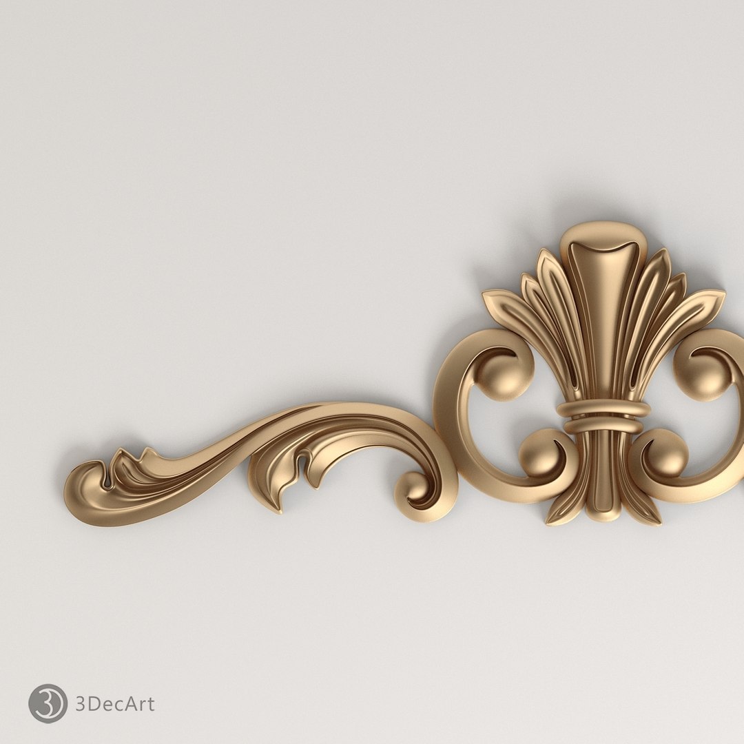 Carved Scroll Cnc 3d X