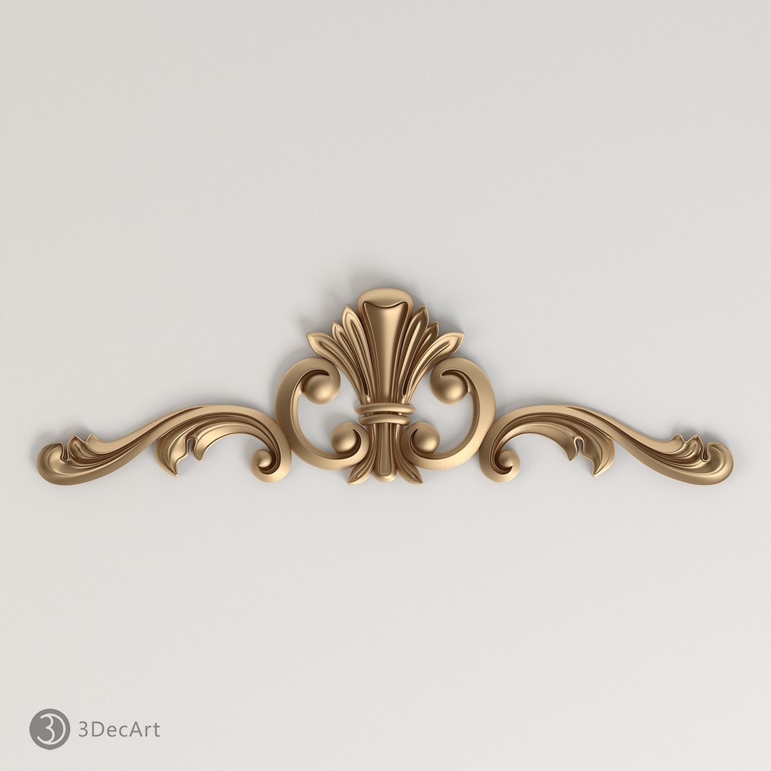 Carved Scroll Cnc 3d X