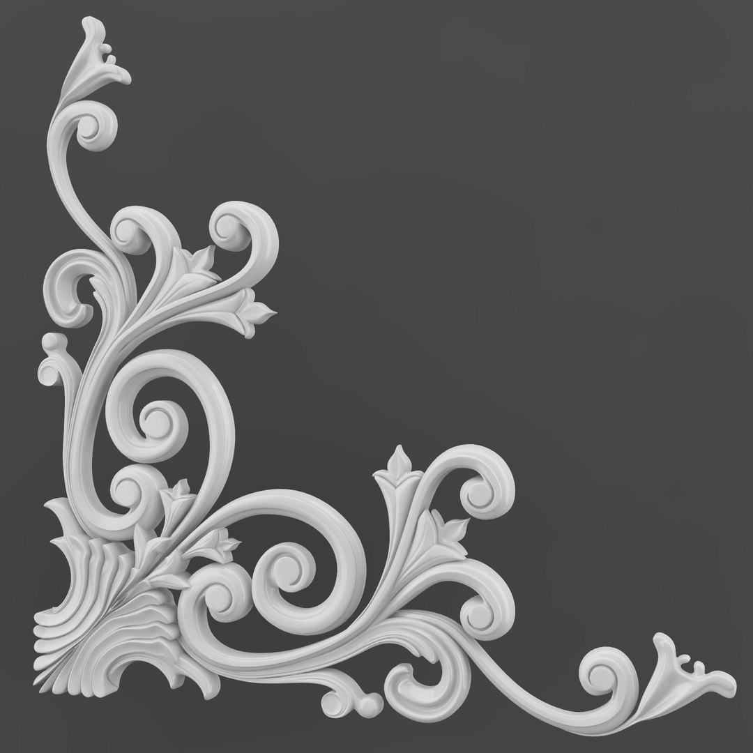 3d Model Corner Element