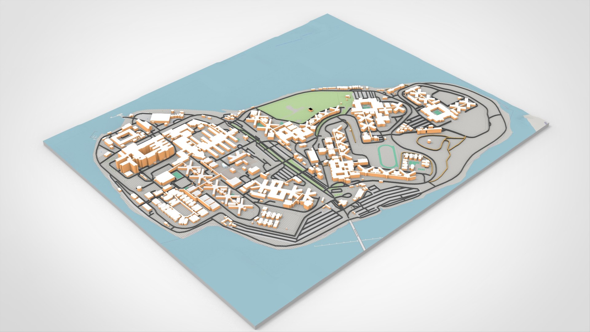 3D Rikers Island New York USA - TurboSquid 2402697