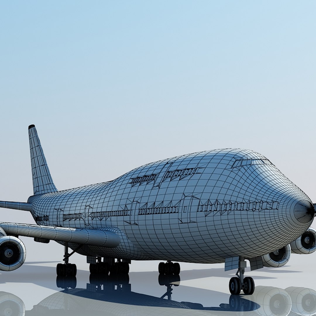 3d boeing 747 emirates model