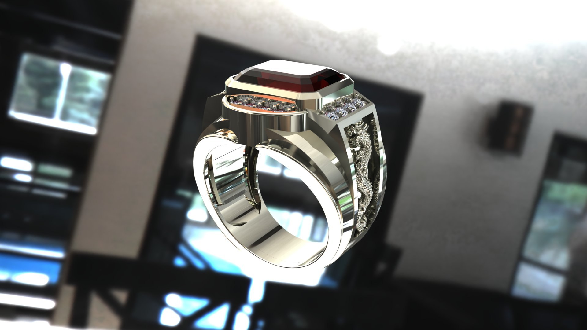 Ring 80 3D Model - TurboSquid 1943113