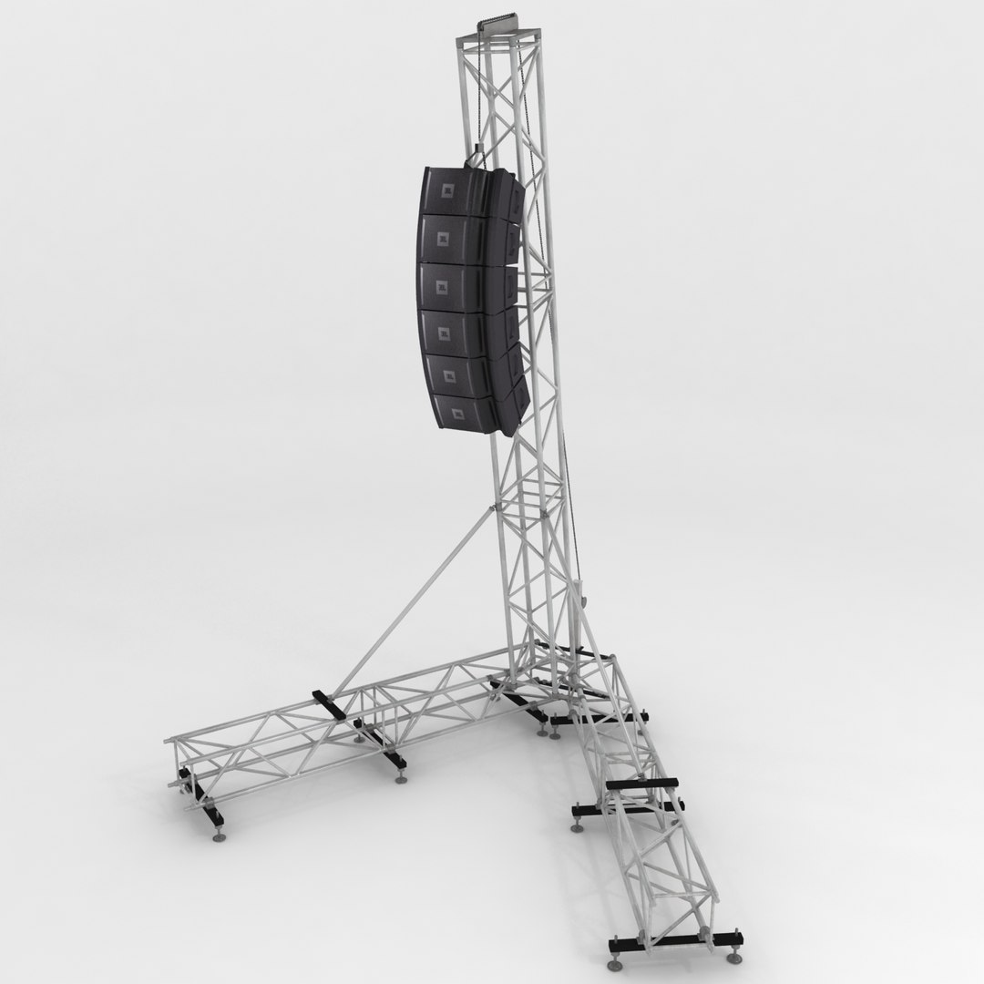 3d Speaker Array Model