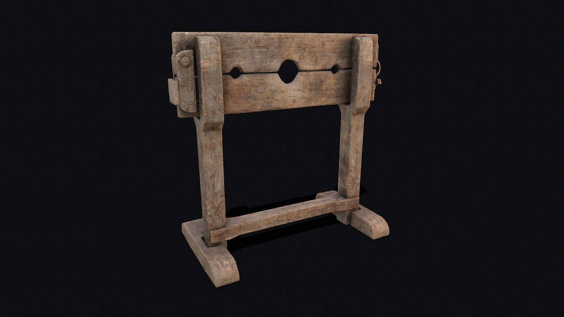 Wooden Shackles 3D Model - TurboSquid 2391067