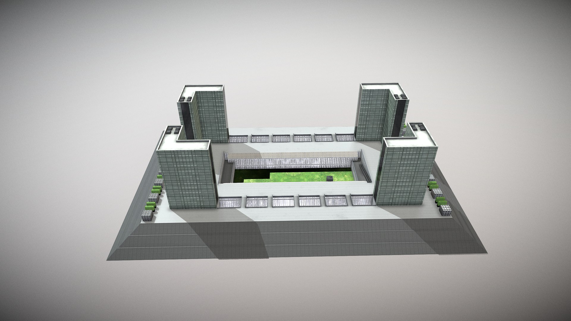 3D National Library Of France Model - TurboSquid 2519178
