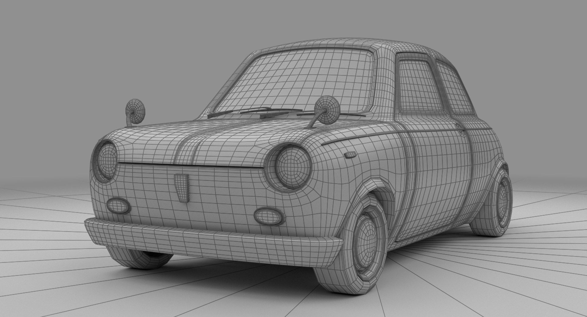 Cartoon Toon Car Model - TurboSquid 1311236
