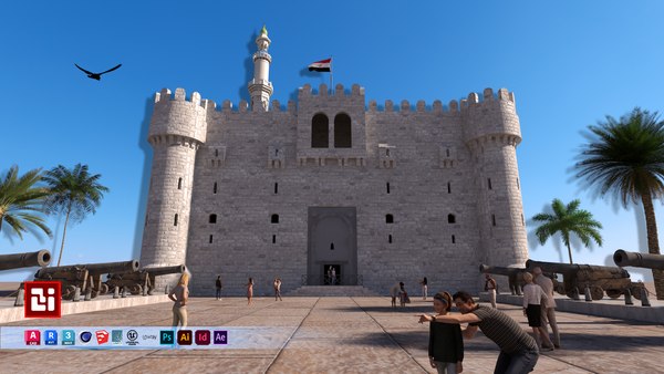 Bey Citadel 3D model - TurboSquid 2001397