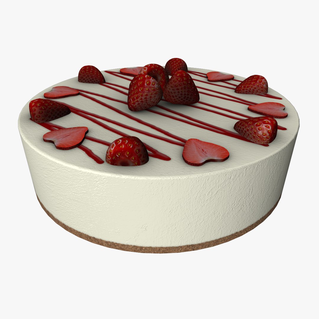 Strawberry Cheese Cake Obj
