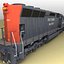 emd sd45 sp locomotive 3d model