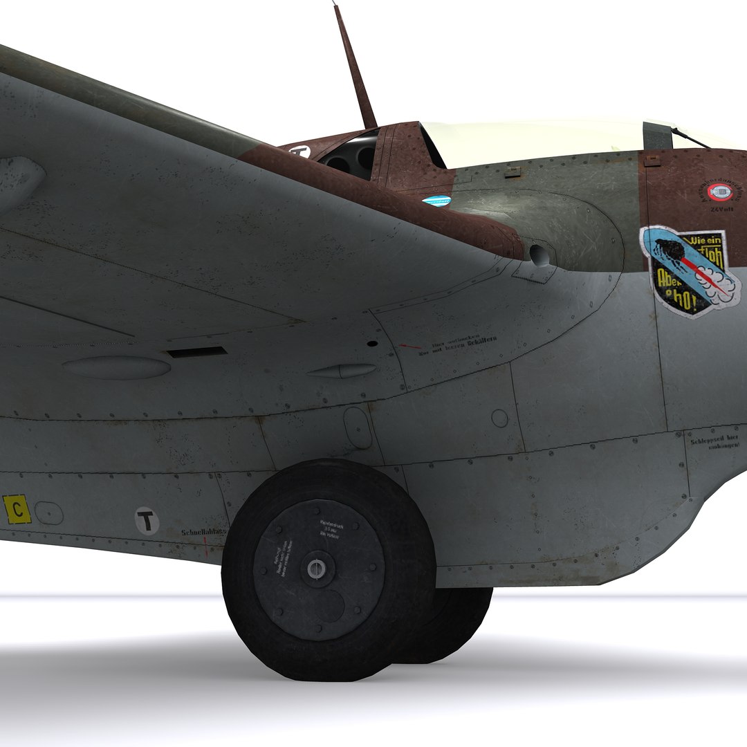 Komet Me-163 B1 Early 3D Model - TurboSquid 1484339