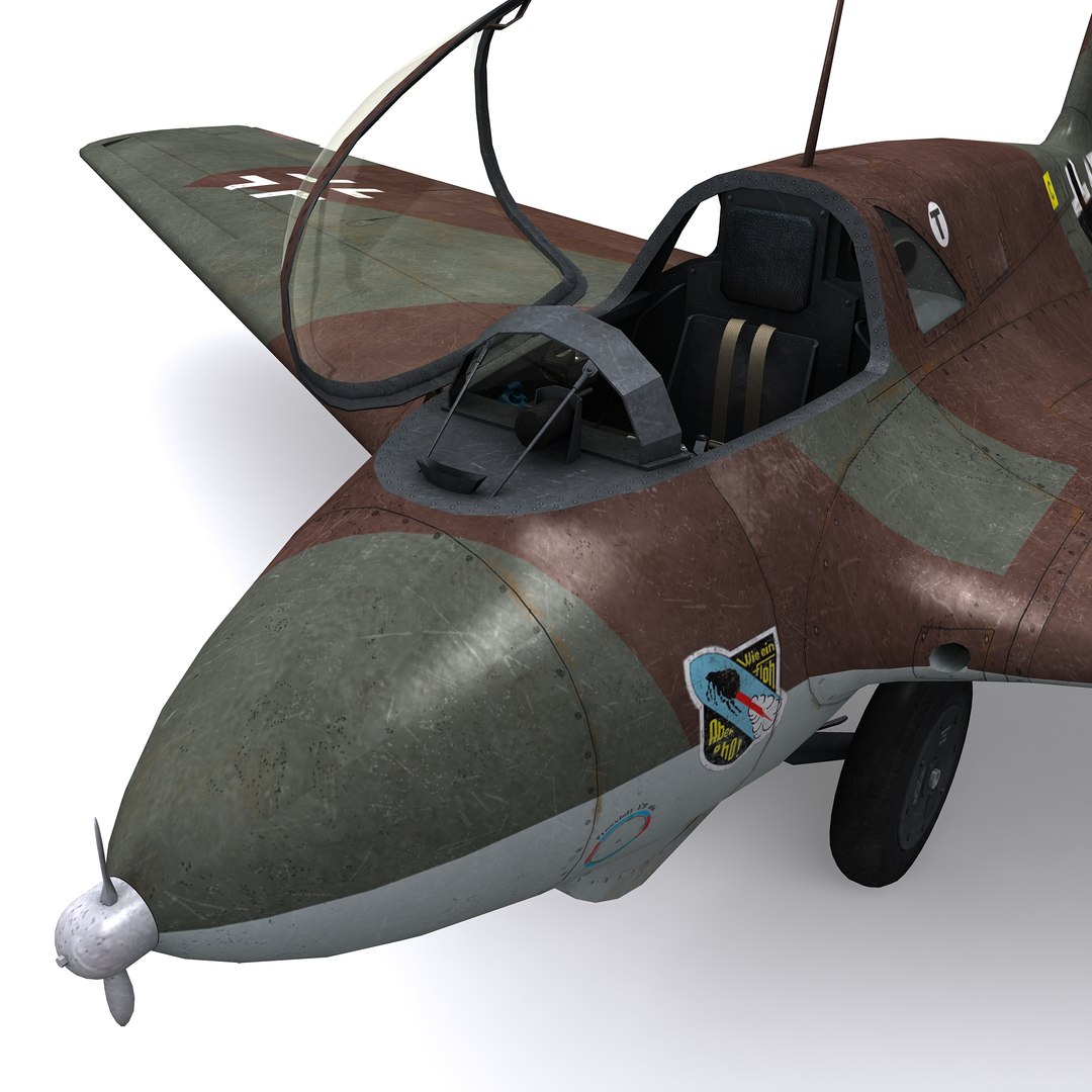 Komet Me-163 B1 Early 3D Model - TurboSquid 1484339