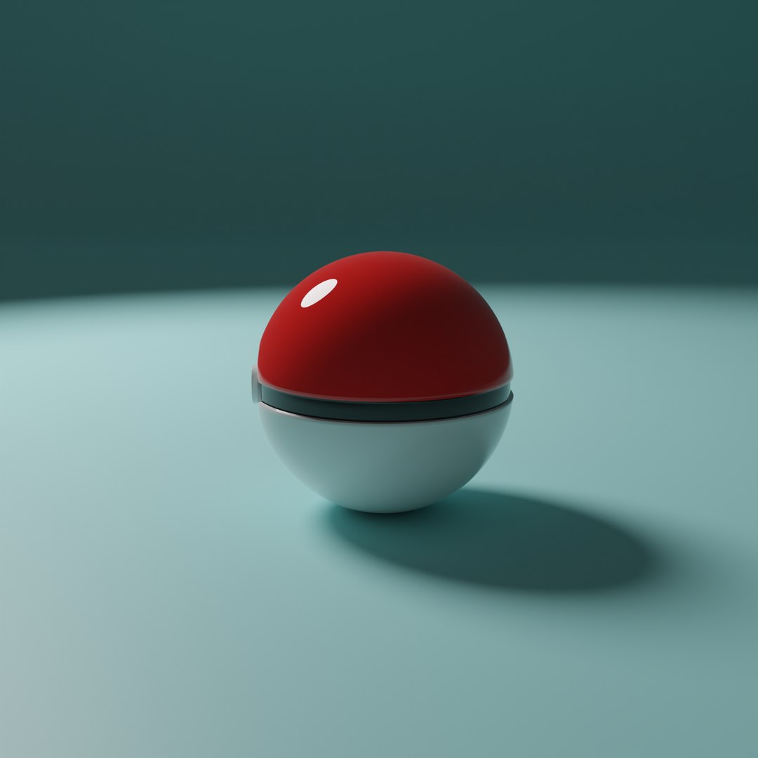 Pokeball 3D Model - TurboSquid 1941727