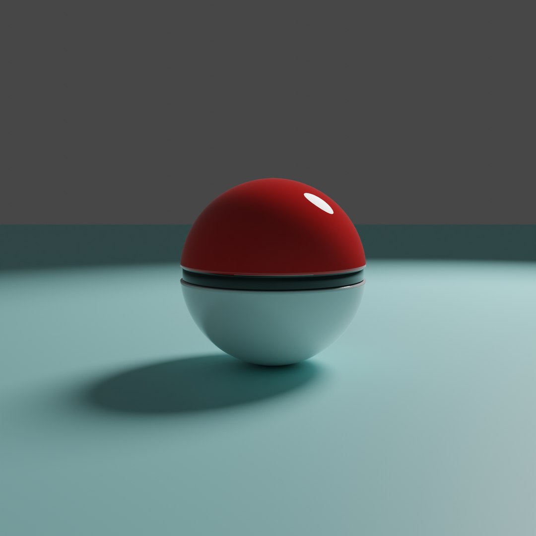 Pokeball 3D Model - TurboSquid 1941727