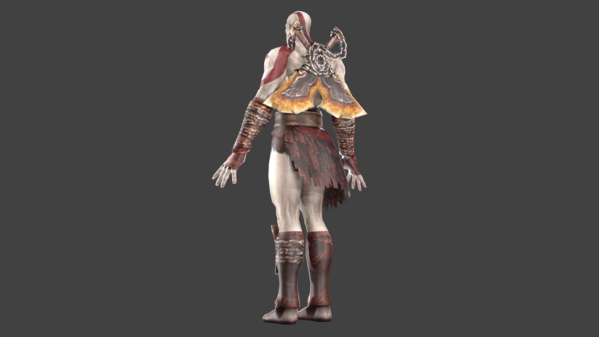 KRATOS - PBR - RIGGED 3D Model - TurboSquid 1737820