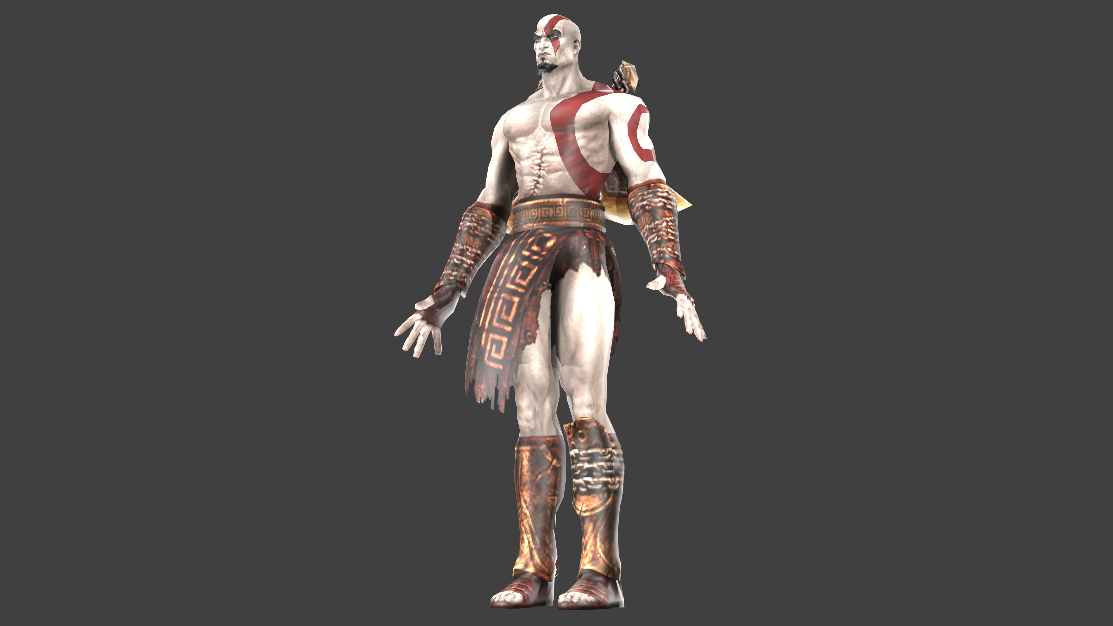KRATOS - PBR - RIGGED 3D model - TurboSquid 1737820