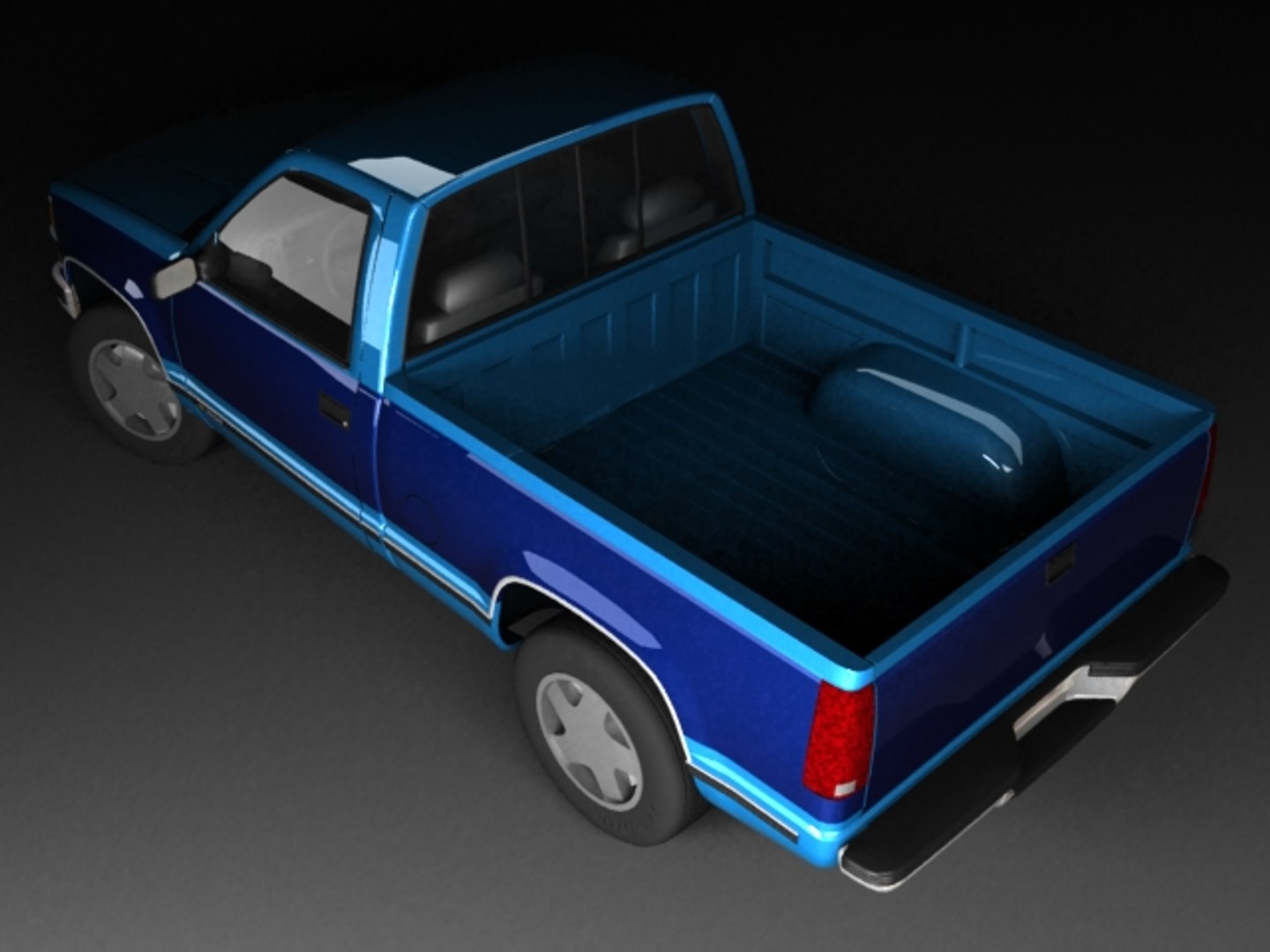 Chevrolet C1500 Mk4 Cab 3d Model