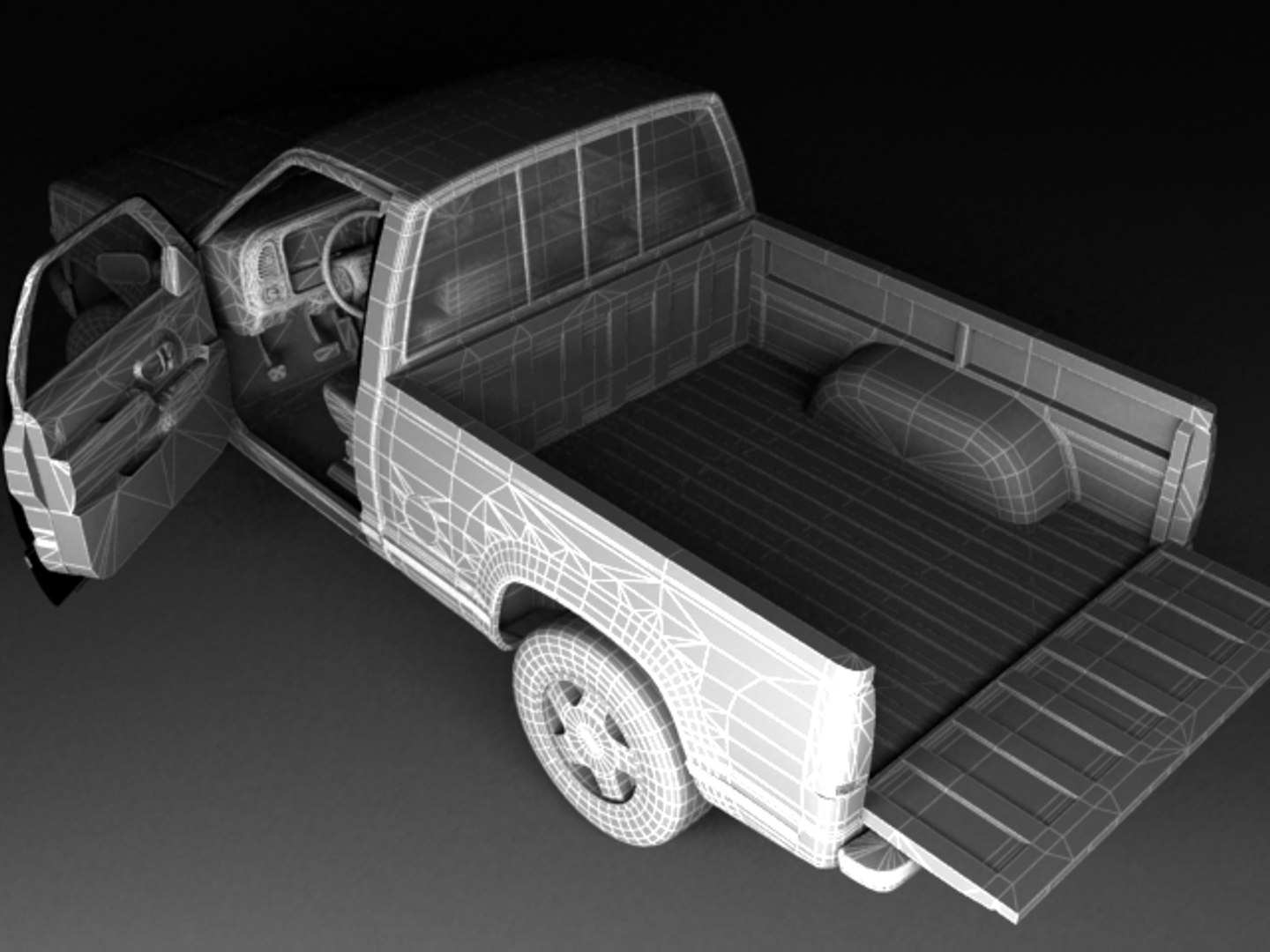 Chevrolet C1500 Mk4 Cab 3d Model