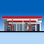 3dsmax Exxon Gas Station
