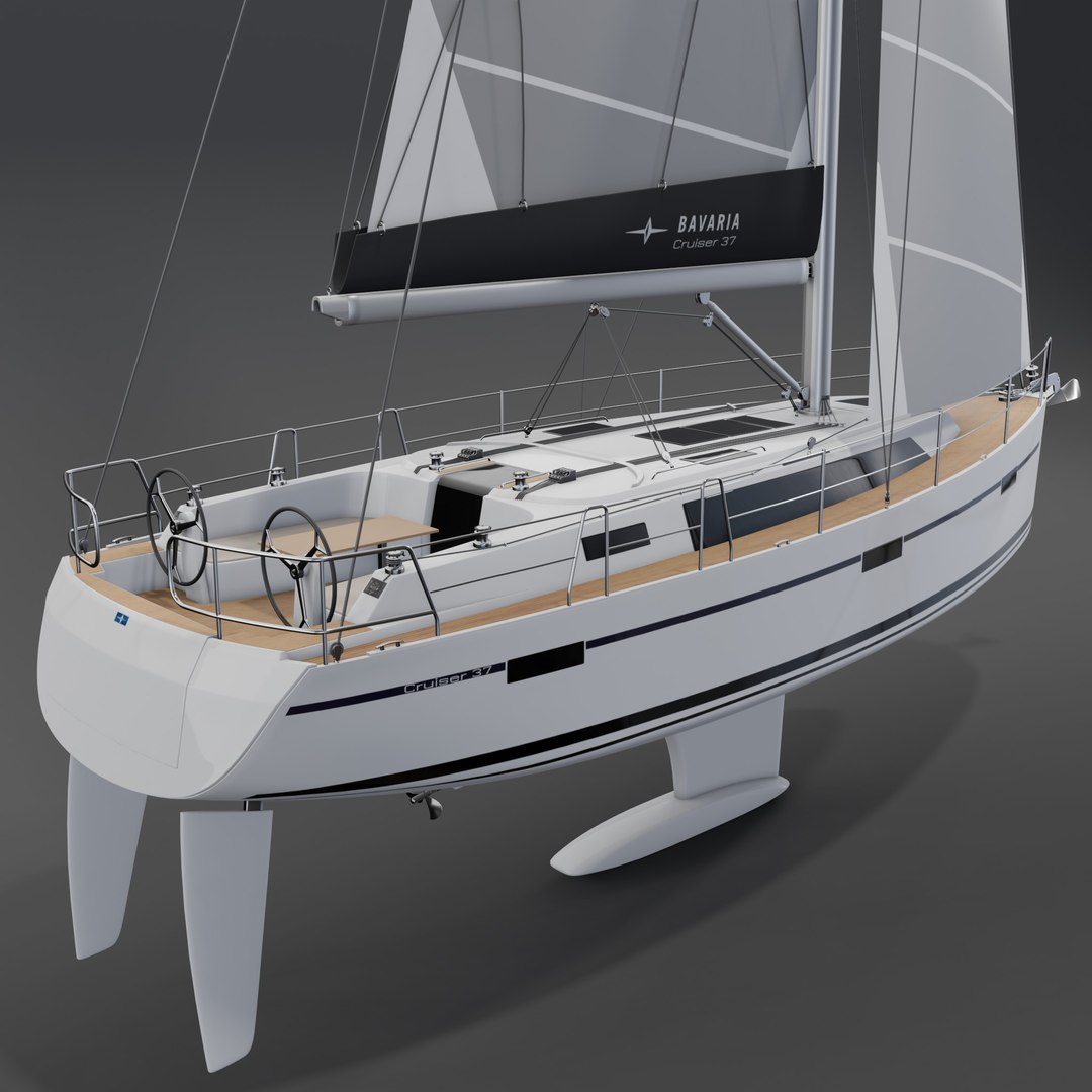 3D Model BAVARIA Cruiser 37 - TurboSquid 2281422