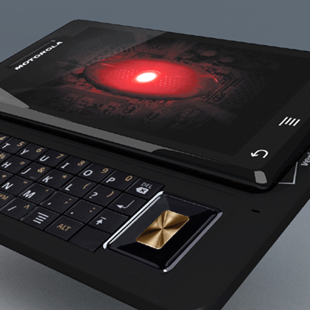Motorola Milestone 3d Model